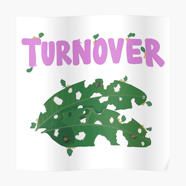 "Turnover - Leaf logo" Poster by olly88 | Redbubble