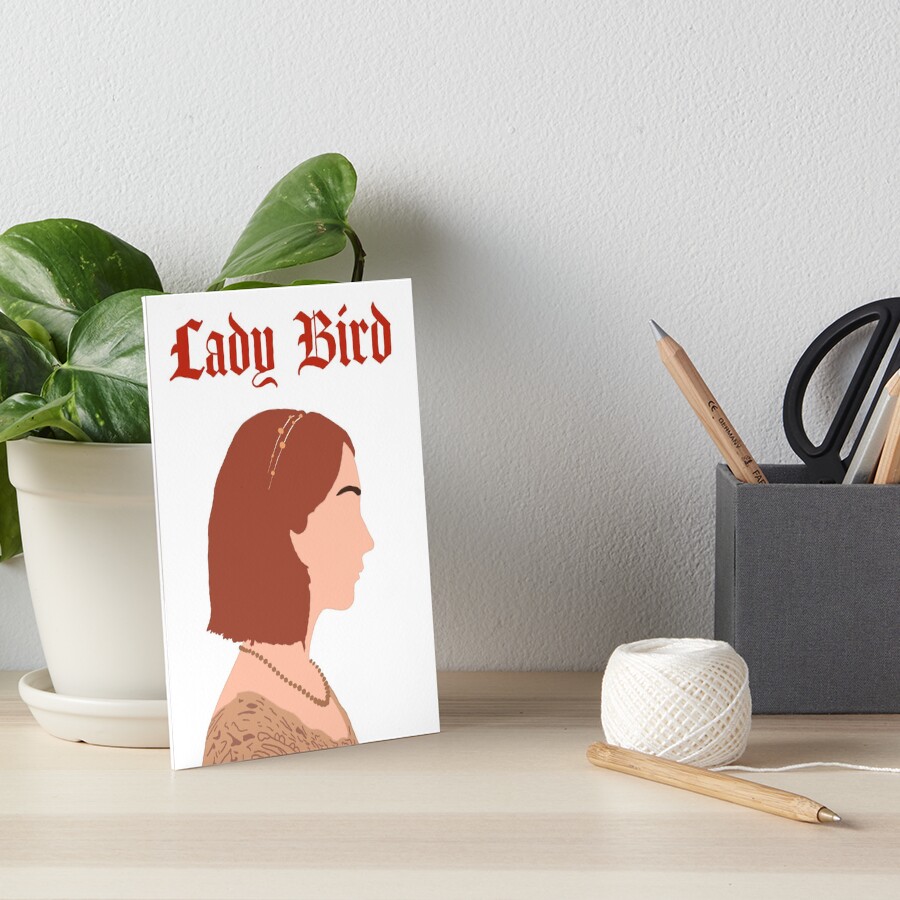"Lady Bird poster Artwork" Art Board Print for Sale by ReganM348 ...