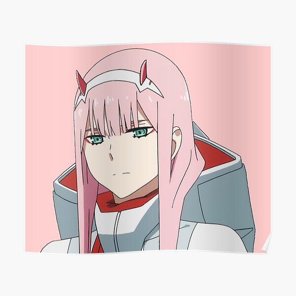 "zero two" Poster by fIeur | Redbubble