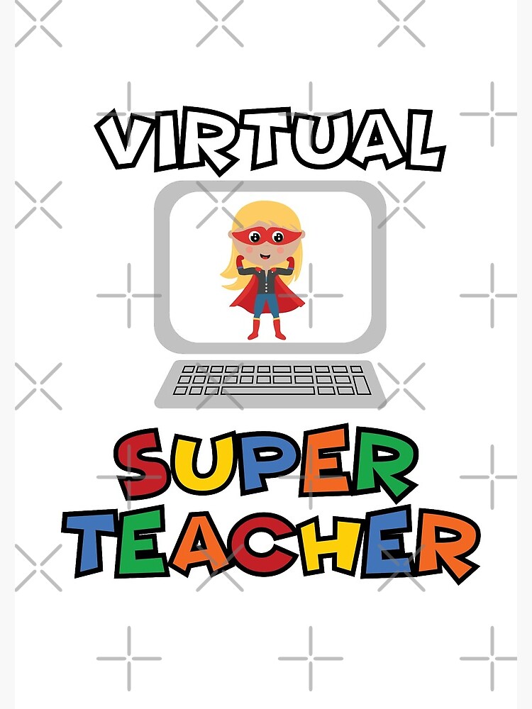 "Virtual Super Teacher Virtual Computer" Spiral Notebook by ...
