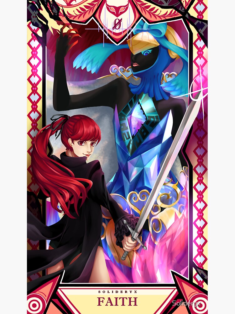 "Faith - Persona 5" Sticker for Sale by Solideryx | Redbubble