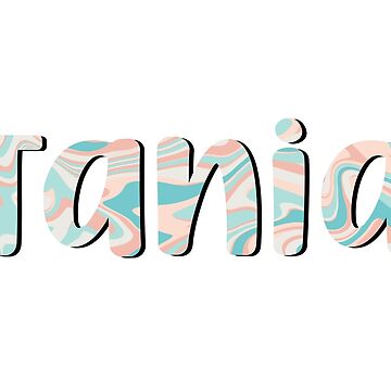 "Tania Custom" Sticker for Sale by AmandazDesigns | Redbubble