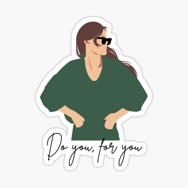 "Do YOU, for YOU" Sticker by RegisteredandCo | Redbubble