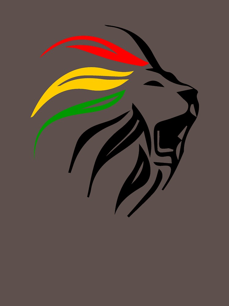 "Jah Live Lion" T-shirt for Sale by purplepeppers | Redbubble | reggae ...