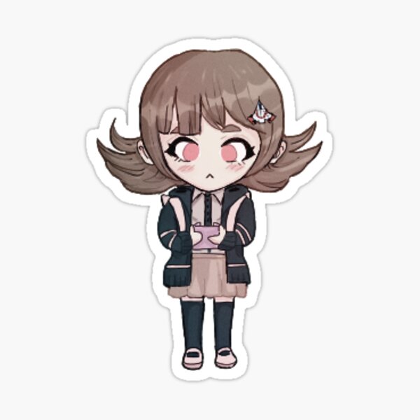"Chiaki Nanami (Danganronpa) Chibi" Sticker by spookysei | Redbubble