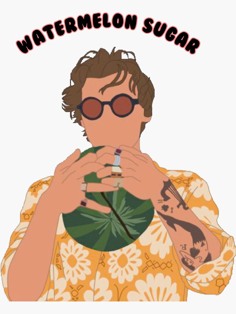 "Harry styles watermelon sugar" Sticker by Drewbark27 | Redbubble