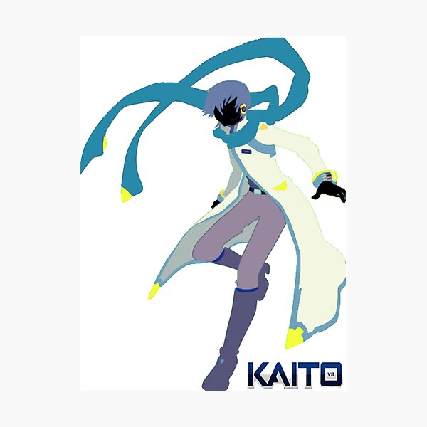 "V3 KAITO Box Art Silhouette" Photographic Print by gowatchanime ...