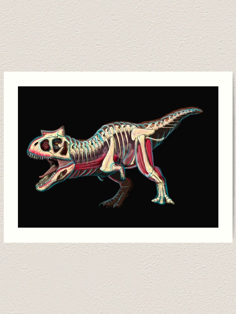 "zombie demon carnotaurus" Art Print by Blck-Acid-Devil | Redbubble