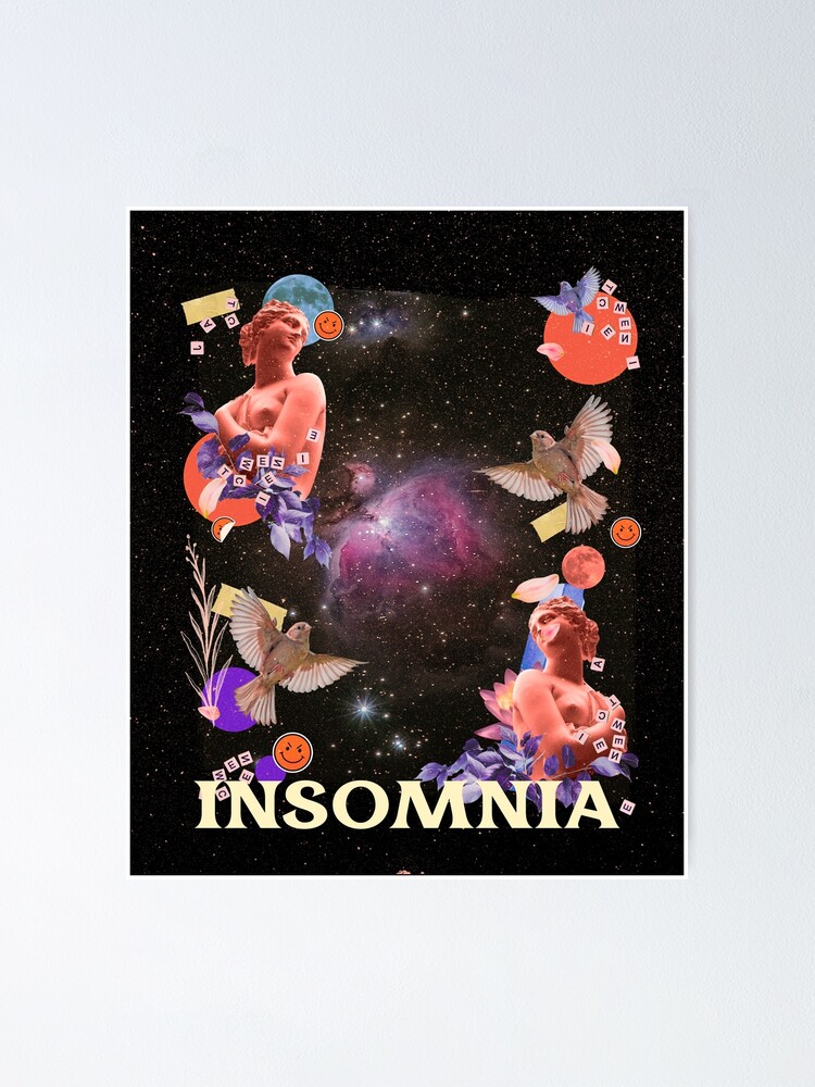 "Insomnia Aesthetic " Poster by dominikka0 | Redbubble