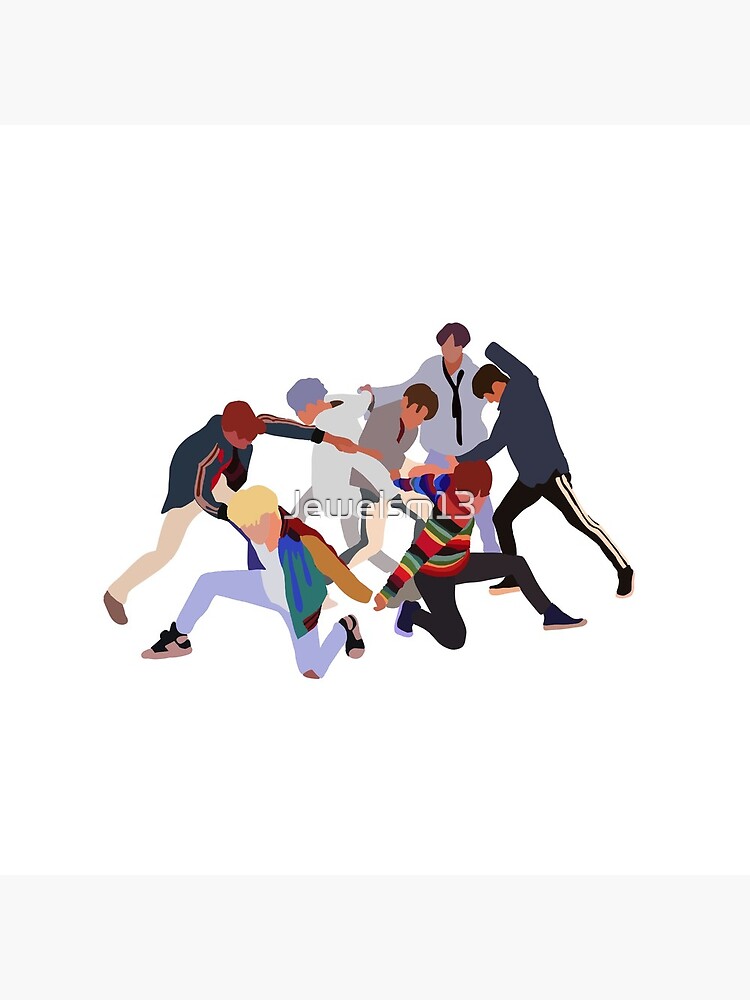 "BTS DNA Digital Illustration" Art Print for Sale by Jewelsm13 | Redbubble