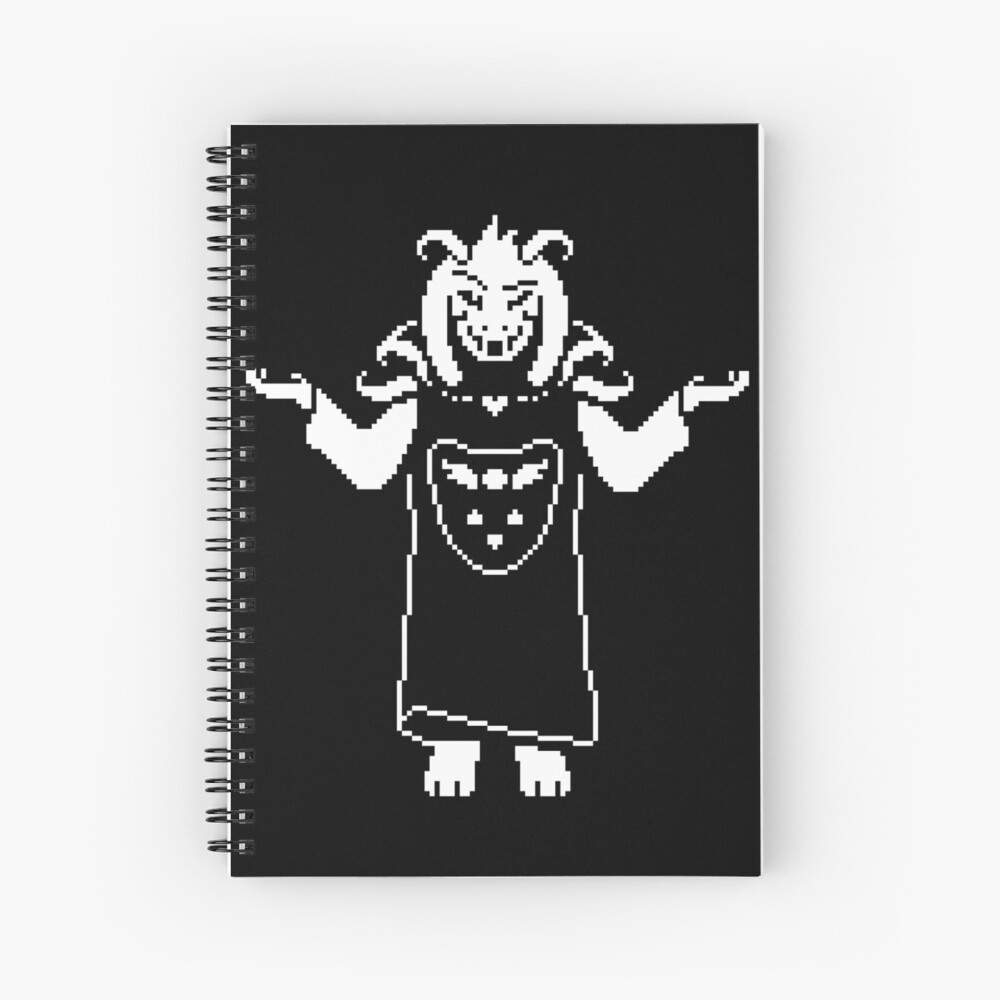 "Undertale Asriel" Spiral Notebook by HallowedFlux | Redbubble