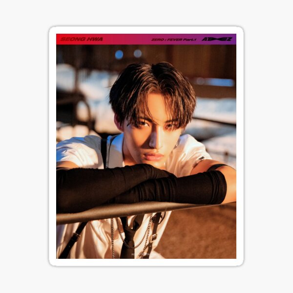 "ATEEZ Seonghwa Inception" Sticker by LT22 | Redbubble