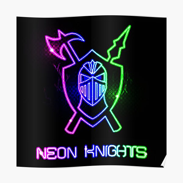 "Neon band logo" Poster by hog90 | Redbubble