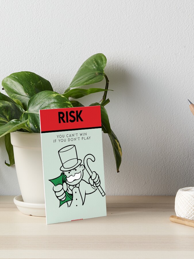 "Monopoly Risk" Art Board Print for Sale by kingsleepless | Redbubble