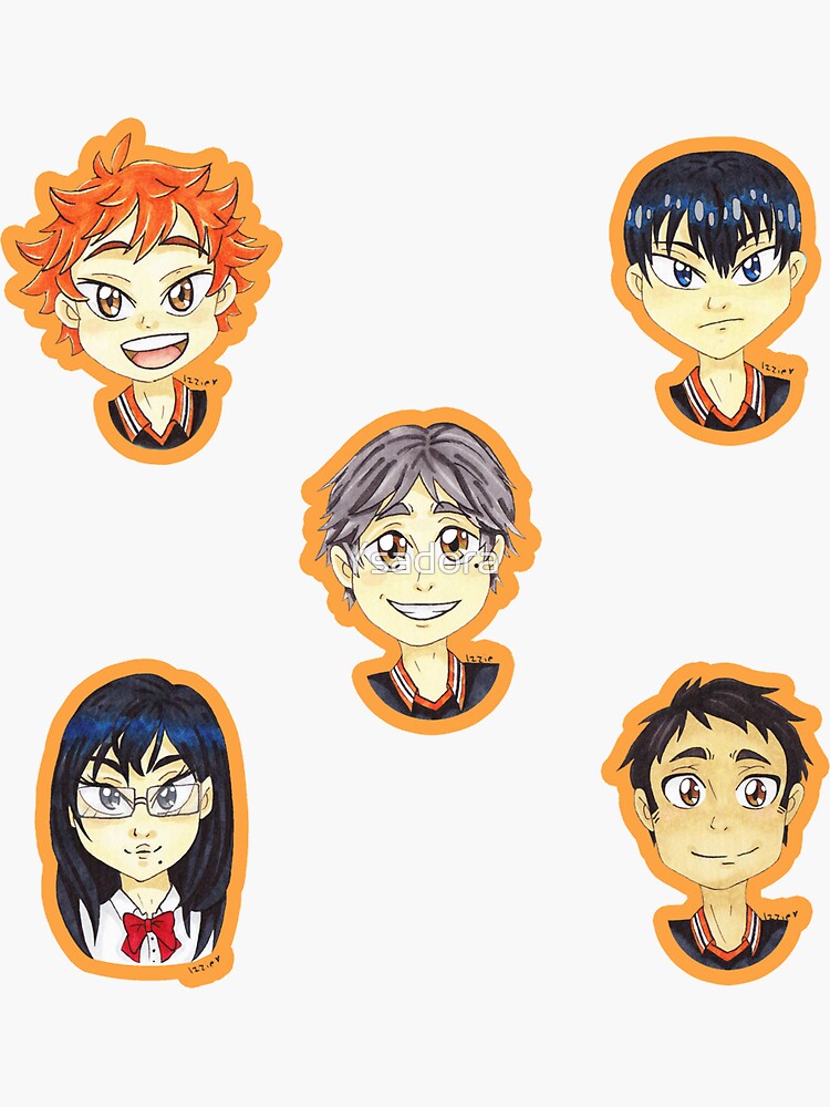 "Karasuno" Sticker by Ysadora | Redbubble
