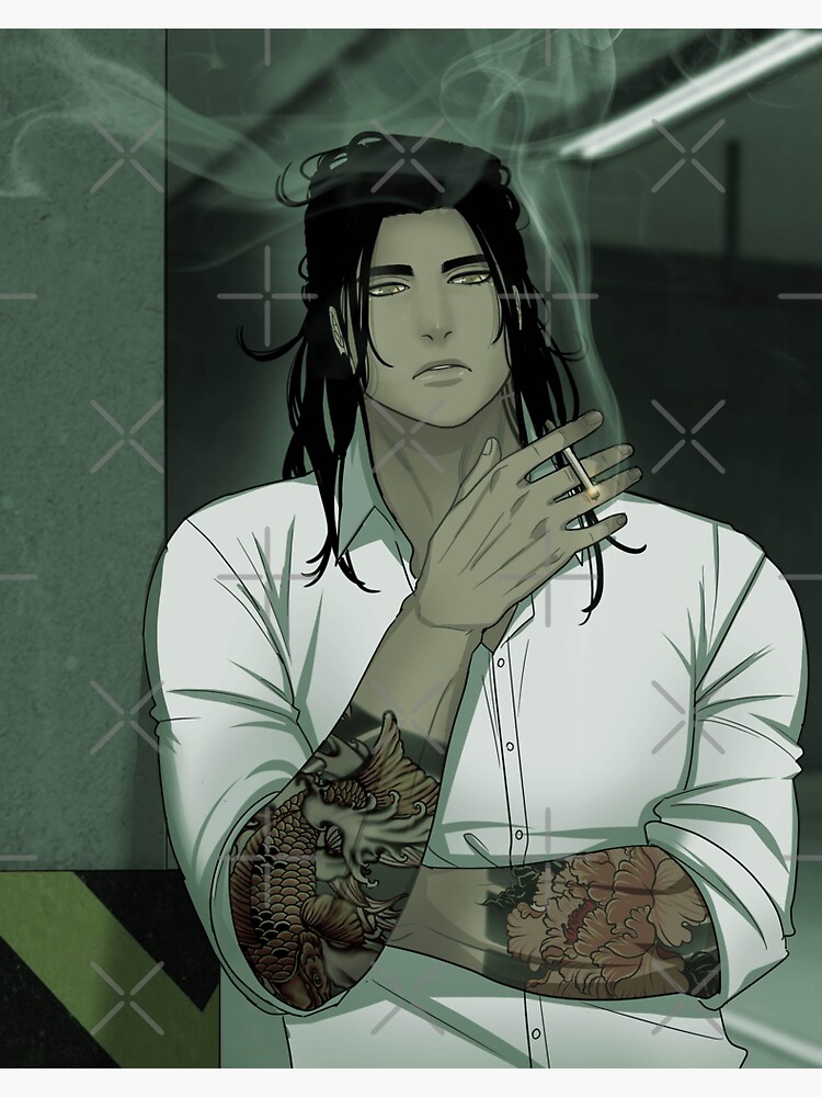 "Tora in Fitted White Shirt" Sticker by lilydusk | Redbubble