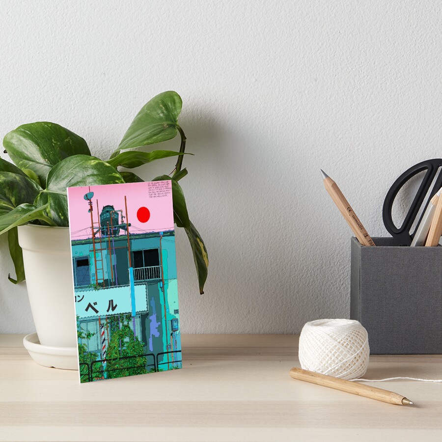 "Tokyo Barber Shop" Art Board Print by bcedraws | Redbubble