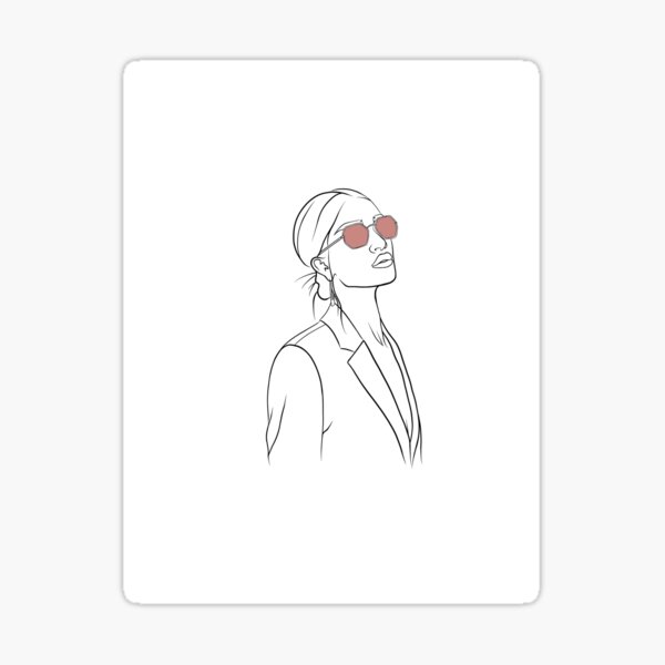 "Shades" Sticker for Sale by sidestreeticon | Redbubble