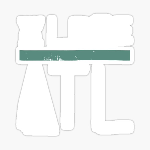"ATL LOVE" Sticker by rllperspective | Redbubble