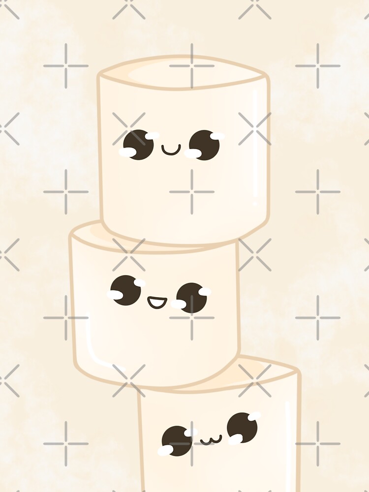 "Stack of Marshmallows" Sticker for Sale by Lola-ly | Redbubble