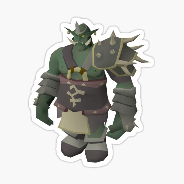 "2007scape General Graardor" Sticker for Sale by Tippen | Redbubble