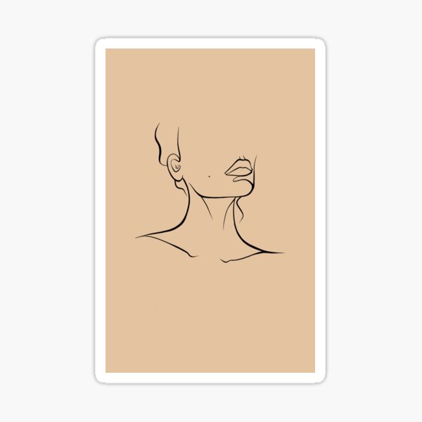 "Lip Pout" Sticker for Sale by sidestreeticon | Redbubble