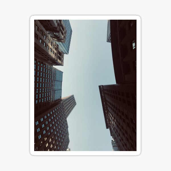 "New York Buildings" Sticker for Sale by tinyteacups | Redbubble