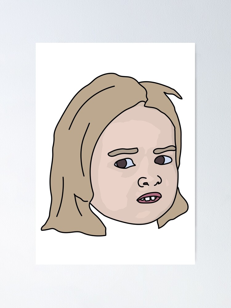 "Side Eye Girl" Poster for Sale by PopHeads | Redbubble
