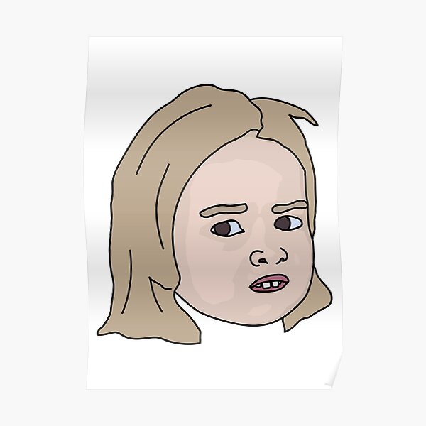 "Side Eye Girl" Poster for Sale by PopHeads | Redbubble