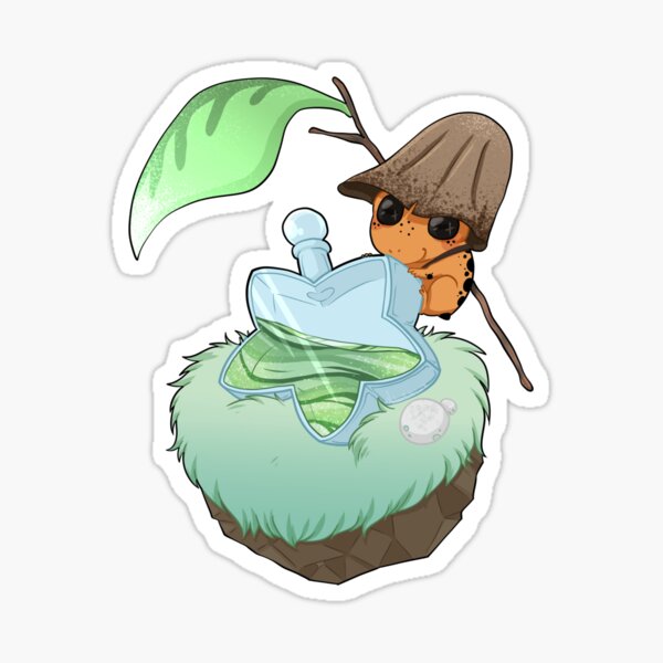 "Lil Orange Froggy" Sticker by MadamHunterLee | Redbubble