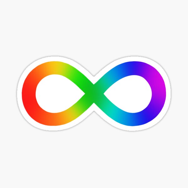 "Rainbow Infinity Sign" Sticker for Sale by LetThereBeGood | Redbubble