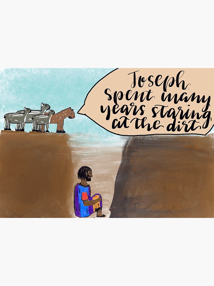 "Joseph and the Goat Coat" Sticker for Sale by Apbaker | Redbubble