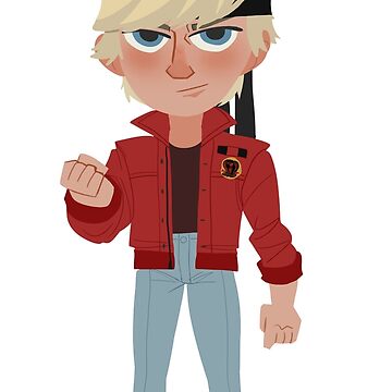 "Johnny Lawrence (Casual) Sticker" Sticker for Sale by kabuki-aku ...