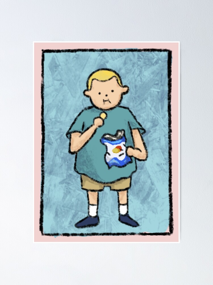 "Bobby Potato Chip Hill" Poster for Sale by tan-trundell | Redbubble