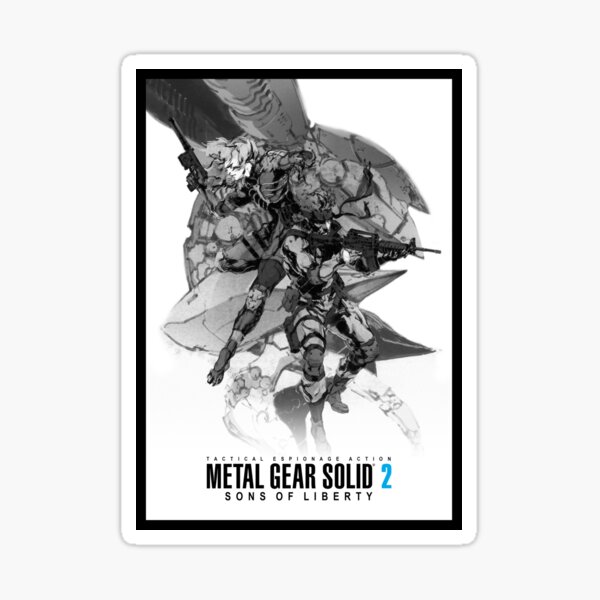 "Metal Gear Solid 2 Poster" Sticker by xVANQUISHx | Redbubble