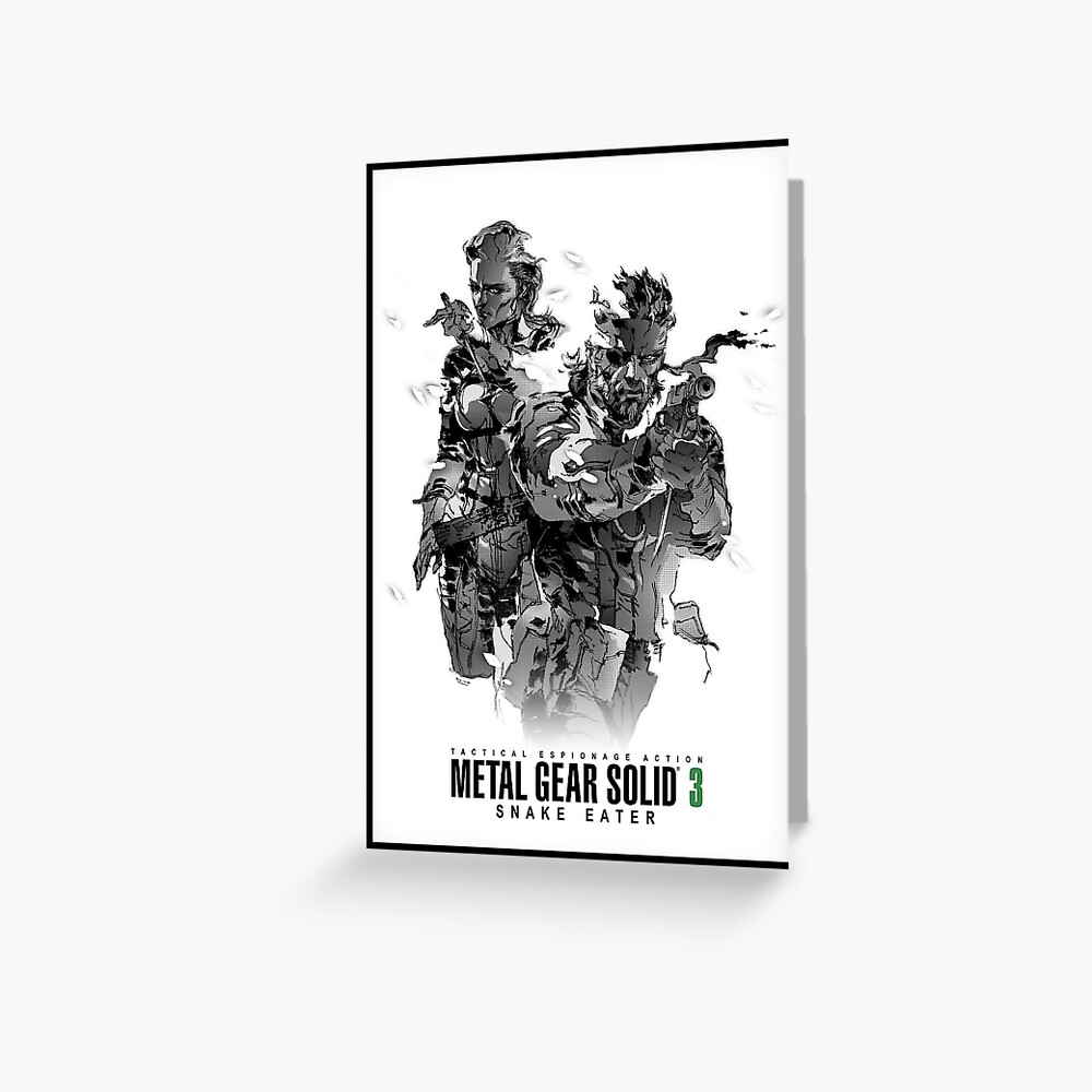 "Metal Gear Solid 3 Poster" Greeting Card by xVANQUISHx | Redbubble