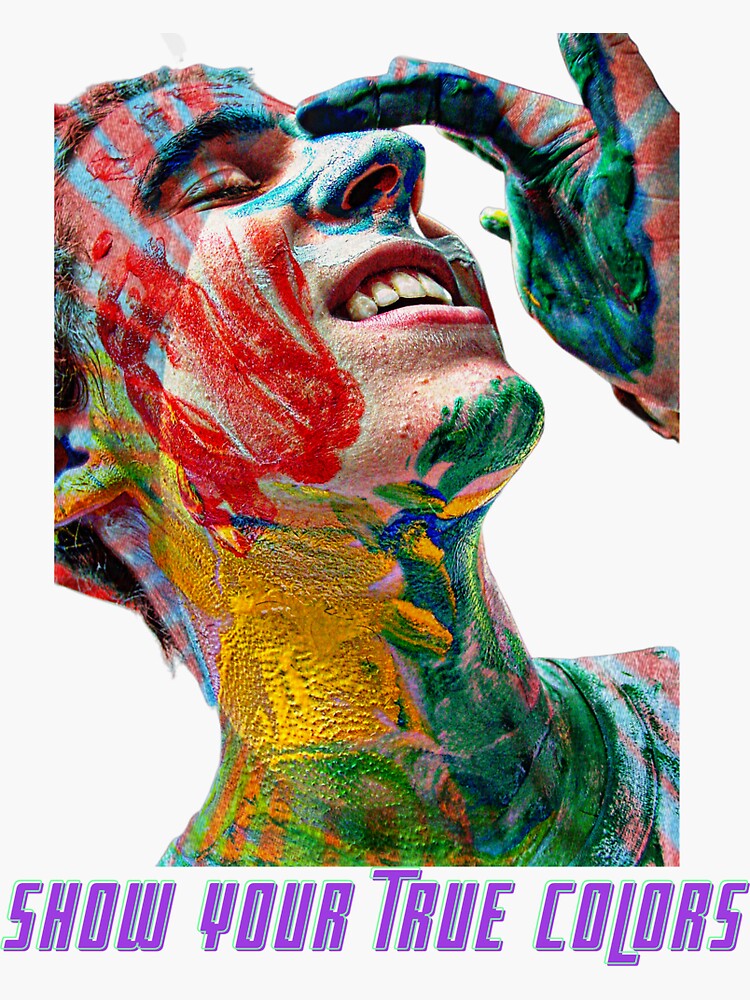 "Show your True Colors" Sticker for Sale by HamiltonmagicTs | Redbubble