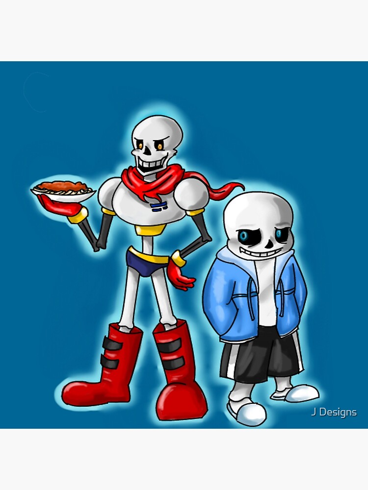 "Sans and Papyrus from Undertale" Photographic Print by chaseabob123123 ...