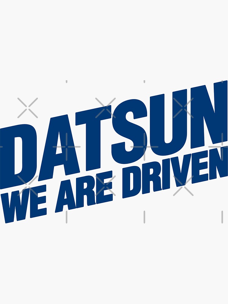 "We Are Driven (Blue)" Sticker for Sale by Pootermobile04 | Redbubble