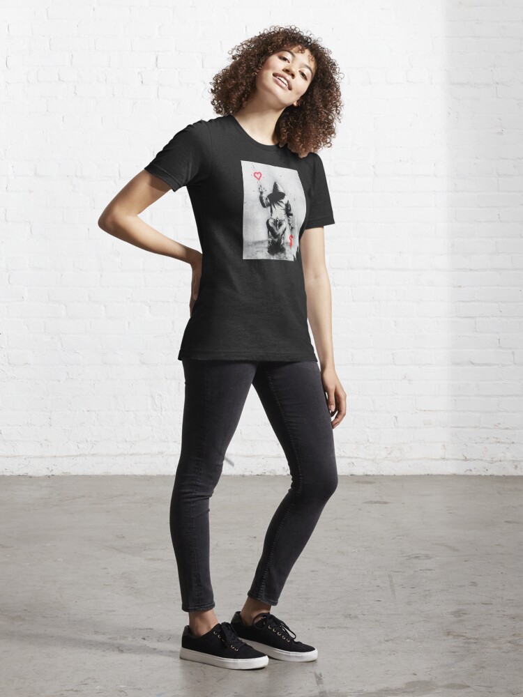 "Banksy Love Over Money Iconic Street Art" T-shirt for Sale by WE-ARE ...