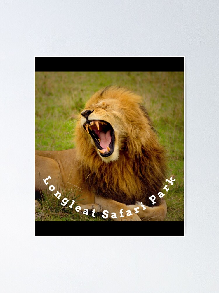 "LONGLEAT SAFARI PARK" Poster for Sale by Flexys | Redbubble