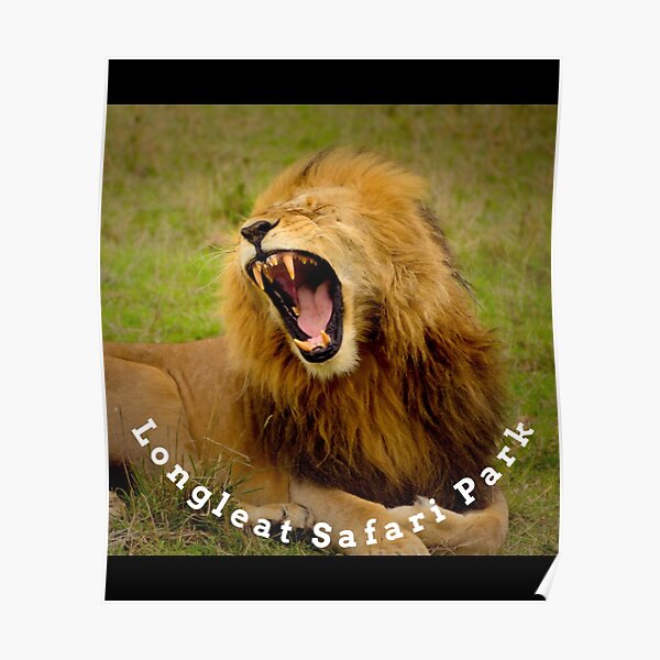 "LONGLEAT SAFARI PARK" Poster for Sale by Flexys | Redbubble