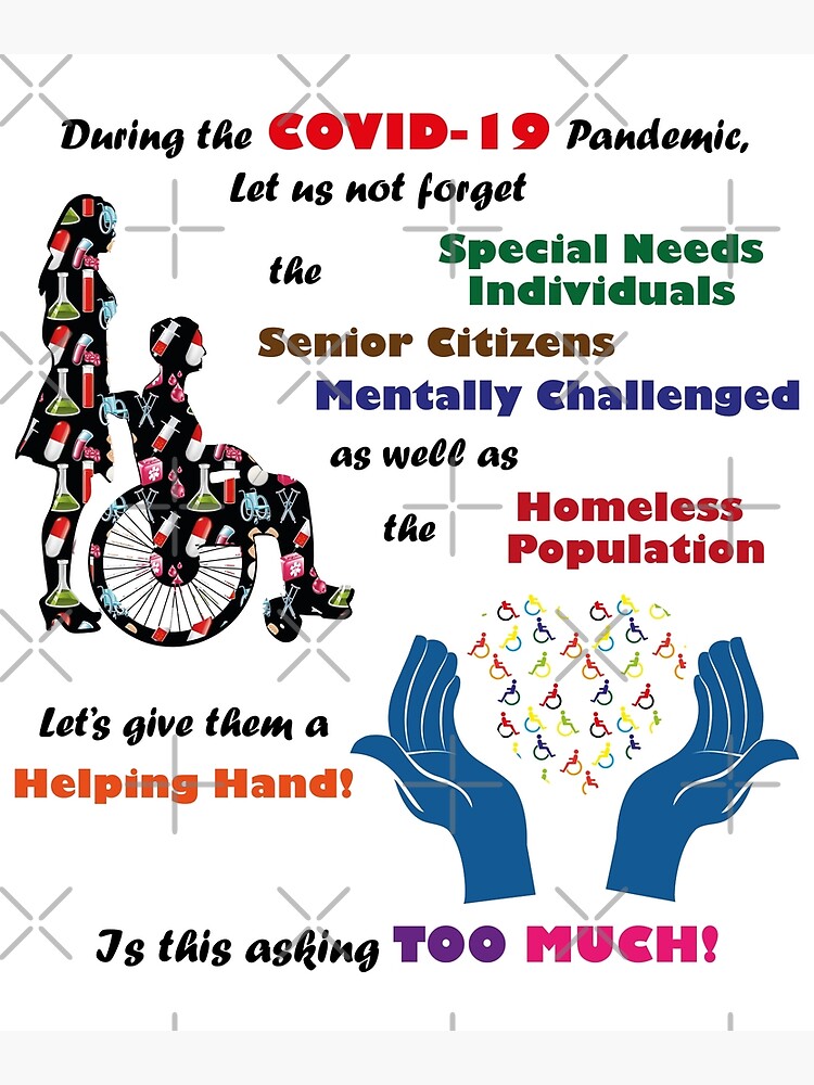 "Taking Care of and Blessing the Less Fortunate" Poster by dyomo77 ...