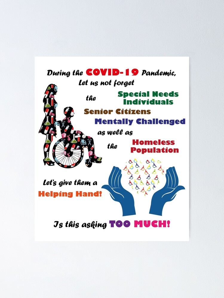 "Taking Care of and Blessing the Less Fortunate" Poster by dyomo77 ...