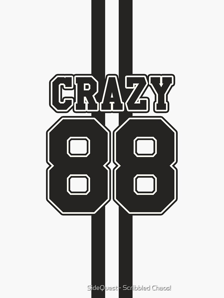 "The Crazy 88s" Sticker for Sale by simonbreeze | Redbubble
