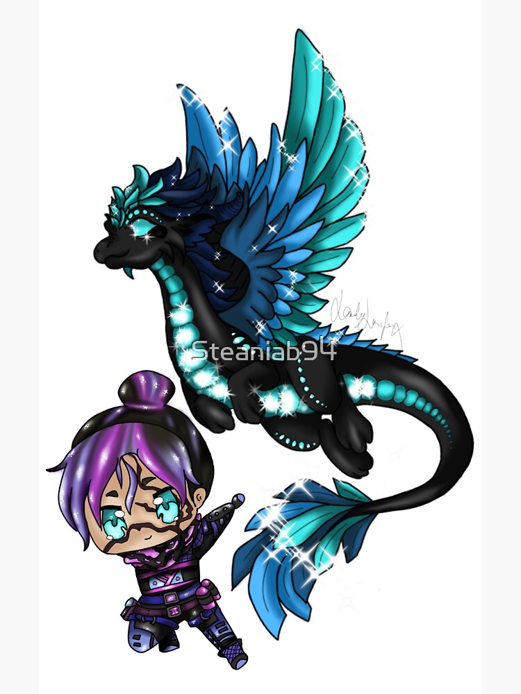 "Wraith Apex Legends chibi" Sticker for Sale by Steaniab94 | Redbubble