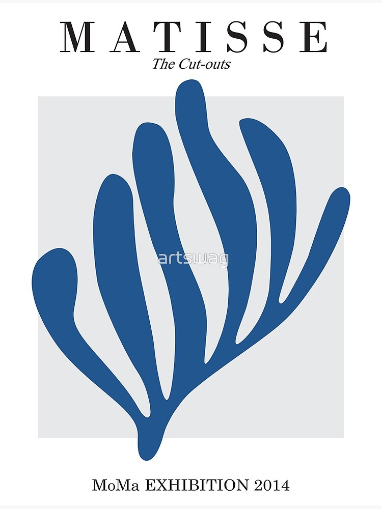 "Henri Matisse - The Cutouts - Blue - Matisse Exhibition" Poster for ...