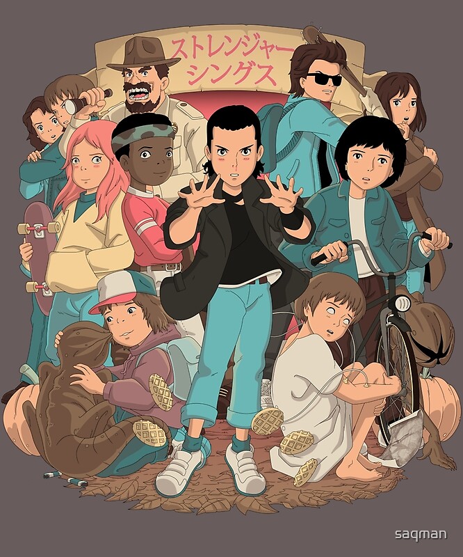 "Stranger Anime 2" by saqman | Redbubble