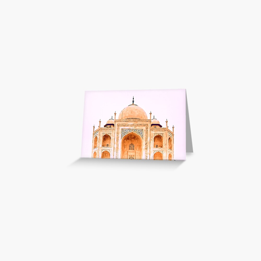 "Taj Mahal " Greeting Card for Sale by CoffeeParade | Redbubble