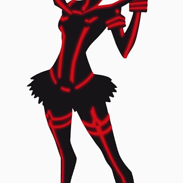 "Ryuko Matoi Life Fiber Synchronized" Sticker for Sale by SenketsuSquad ...